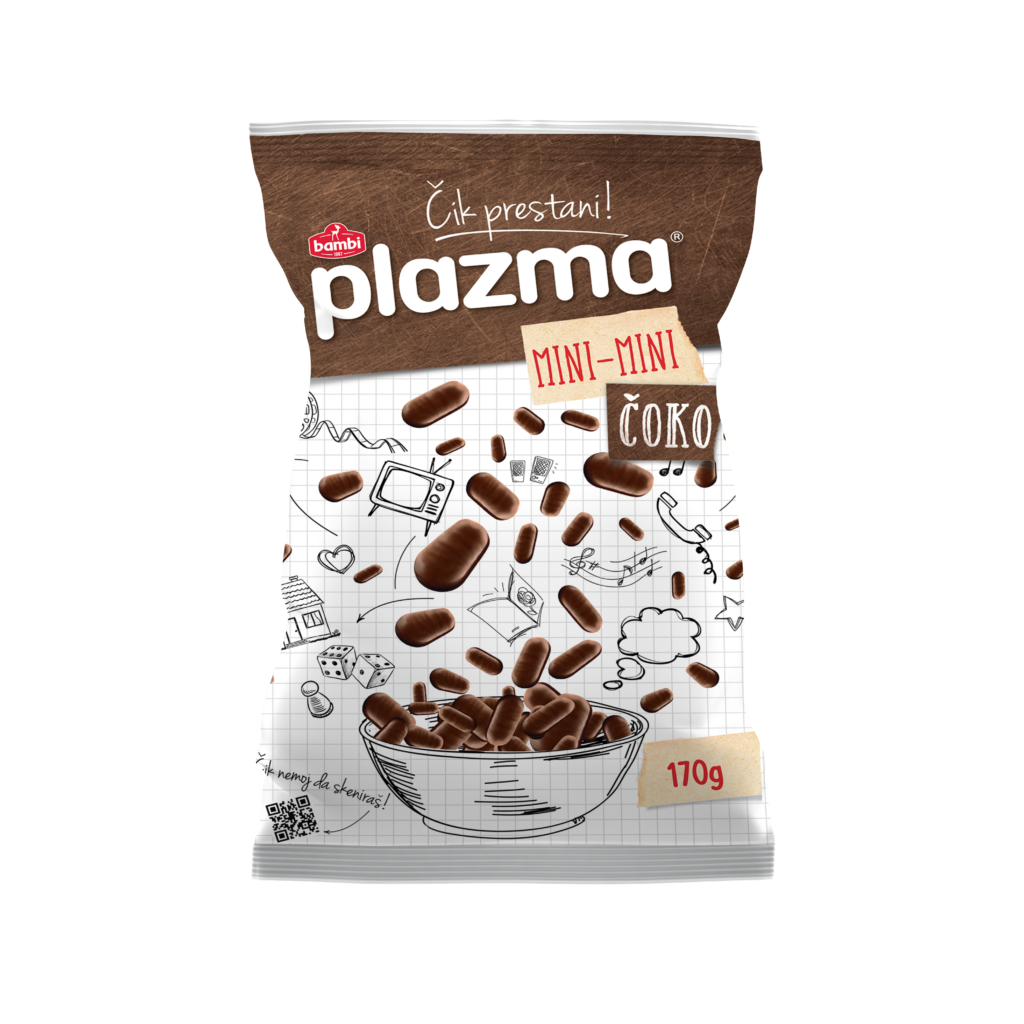 Bambi plazma mini mini čoko 170g - Soulfood